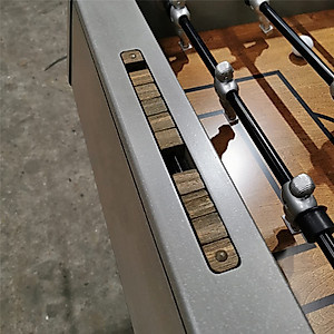 SOENDRK Football Soccer Table,Competition Sized Football Indoor Recreational for Arcade Game Room Metal 55" for Kids and Adults