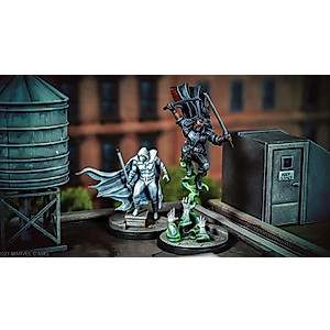Atomic Mass Games Marvel: Crisis Protocol Blade & Moon Knight Character Pack - Supernatural Superheroes Unite Against Darkness! Tabletop Superhero Game, Ages 14+, 2 Players, 90 Min Playtime, Made