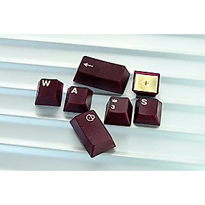 121 Keys VIOR Translucent ABS Cherry Profile Double Shot keycaps for Mechanical Gaming Keyboard, Suitable for Cherry MX Switches Mechanical Keyboard (VIOR)