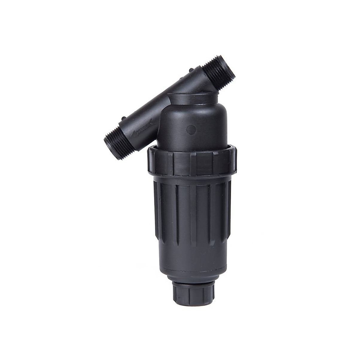 Drip Irrigation Y Filter 155 Mesh 1" Plastic Screen Filter - (1" Pipe Thread With Flush Cap)