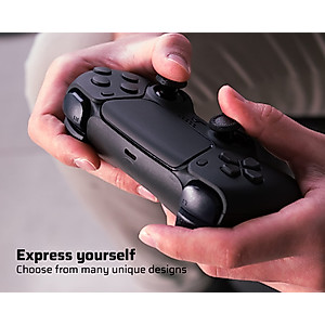 AimControllers Custom PRO Controller compatible with PS5 Console & PC | Custommade Wireless Gaming Controller with 4 Back Remappable Paddles | Gaming Accessories Electronics | Black Matte