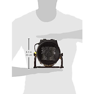 Dura Heat EUH1465 Electric Forced Air Heater with Pivoting Base 5,120 BTU, Yellow