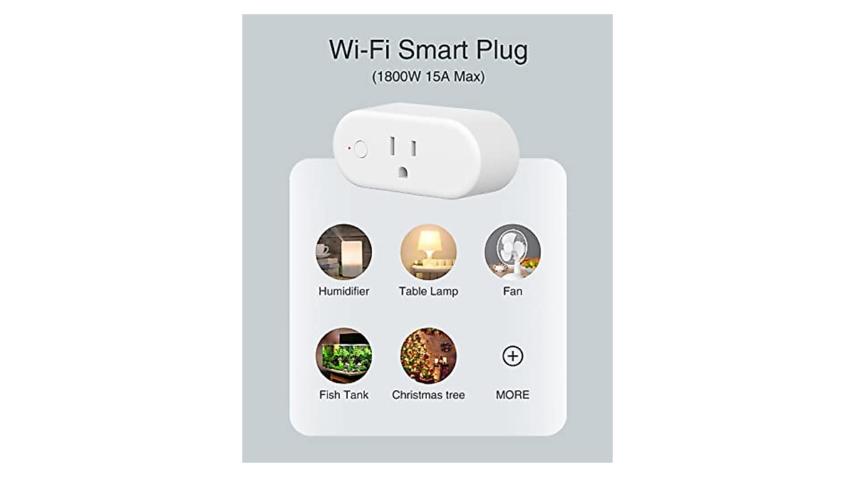 WISEBOT Alexa Smart Plugs 4-Pack | Space-Saving Design