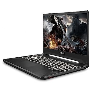ASUS TUF 15.6” FHD 144Hz IPS Gaming Laptop, AMD Ryzen 7 3750H Processor, NVIDIA GeForce RTX 2060, Webcam, Wi-Fi, Bluetooth, RGB Backlit Keyboard, Windows 10, CUE Accessories (16GB DDR4, 512GB SSD)