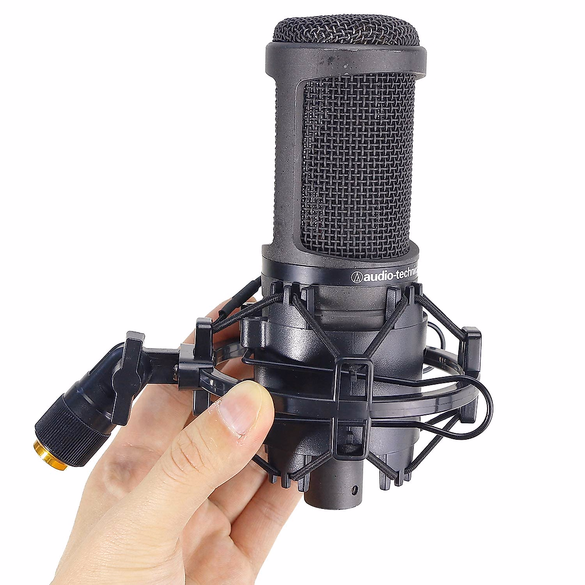 YOUSHARES AT2020 Microphone Stand with Pop Filter and ShockMount Compatible with Audio-Technica AT2020 AT2020USB+ AT2035