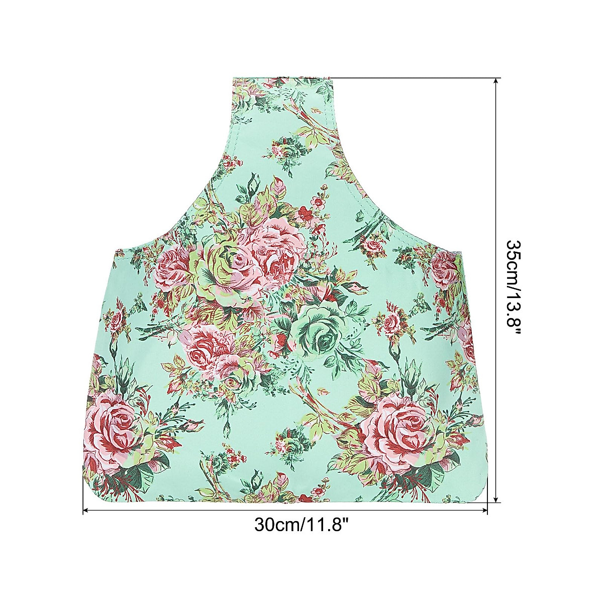 PATIKIL Yarn Storage Bag, Portable Crochet Knitting Bag Case Skein Ball Holder Organizer Crocheting Tote Wrist Bag for Sewing Craft Projects, Green