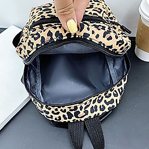 ZEHO Mini Backpack for Teens Small Cute Backpack for Women Girls Lightweight Fashion Small Canvas Daypack, Zebra Print