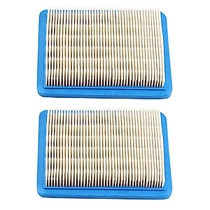 Harbot 491588S 491588 Air Filter for Troy-Bilt TB110 TB230 TB210 Briggs and Stratton 4915885 399959 Flat Air Cleaner Cartridge 3.5-6.5 Hp Quantum Engines Lawn Mower Parts Air Filter