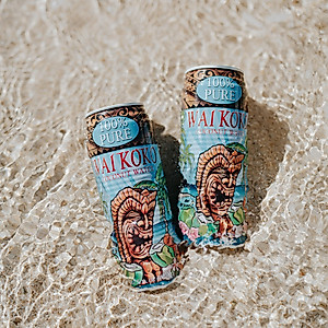 Wai Koko Coconut Water 100% Pure Coconut Water, 17.5 Fl Oz (Pack of 12)