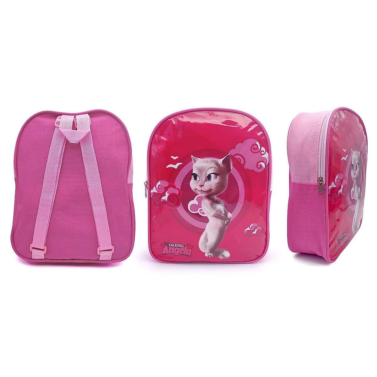 Talking Tom and Friends Ultimate Gift Set - Includes Angela 10 Inch Plush Toy, Stationary Set, Backpack & Roller Case