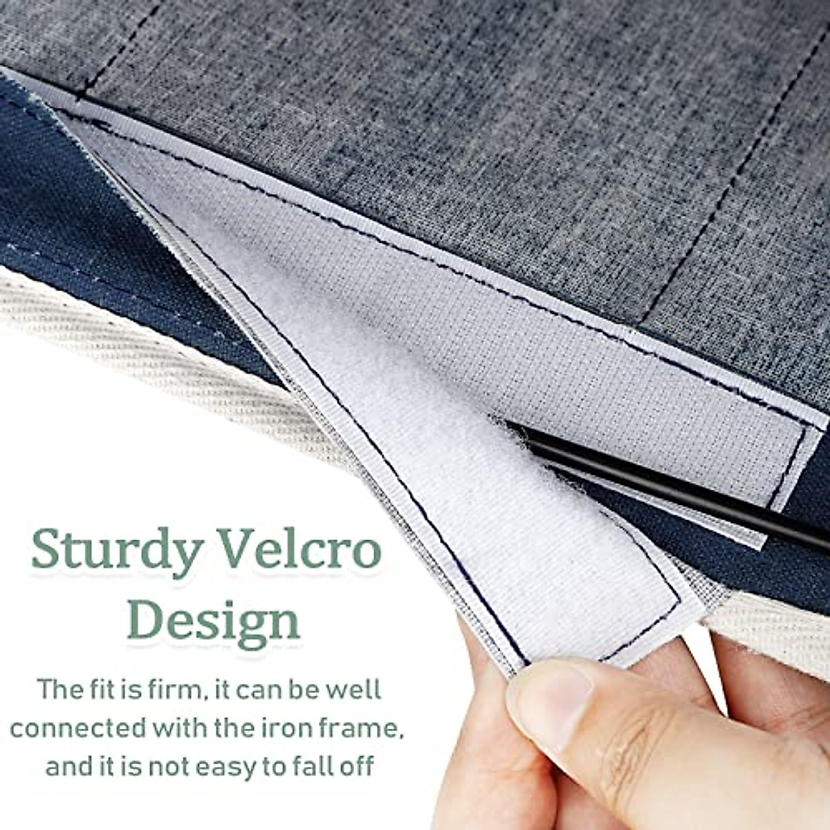 Trycooling Bedside Caddy, Bedside Organizer Caddy Hanging Storage for Dorm Rooms Bed Rails Bunk Hospital Beds Crib (2pc Navy Blue)