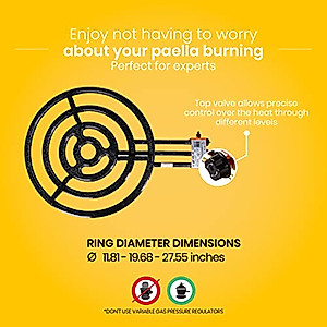 Machika G700 Portable Burners for Cooking | 3 Rings Propane Burner for Outdoors | Perfect for Barbecues, Camping, and Picnics | Ideal for Catering, Events, Restaurants | Fits up to 35.43 Inches Pans |