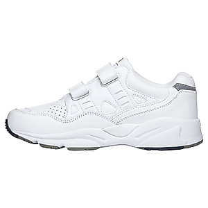 Propét Womens Stability Walker Strap Walking Walking Sneakers Athletic Shoes - White - Size 8 B