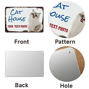 Custom Signs Outdoor Metal,Personalized Street Signs Personalized Plaque Address Signs for Houses With Name Customized Business Signs for Outside for Rent Sign No Weenies Allowed Sign (style 1)