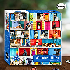 Re-marks Window Seat 1000-Piece Animal Puzzle for All Ages