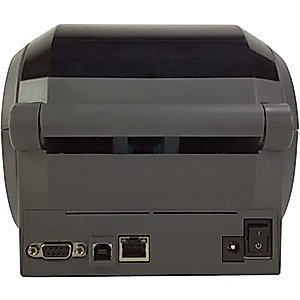 ZEBRA GK420T Thermal Transfer Desktop Monochrome Barcode Label Printer, Gray - USB, Serial and Ethernet Connectivity, 203 dpi, 4.25" Max Print Width, JTTANDS