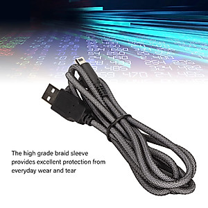 Septpenta 2Pcs 5ft 3DS/ 2DS USB Charger Cable, Supports Playing While Charging, Portable Power Charging Cord Cable for 2DS 3DS 3DS XL New 3DS New 3DS XL New 2DSXL NDSI NDSI LL