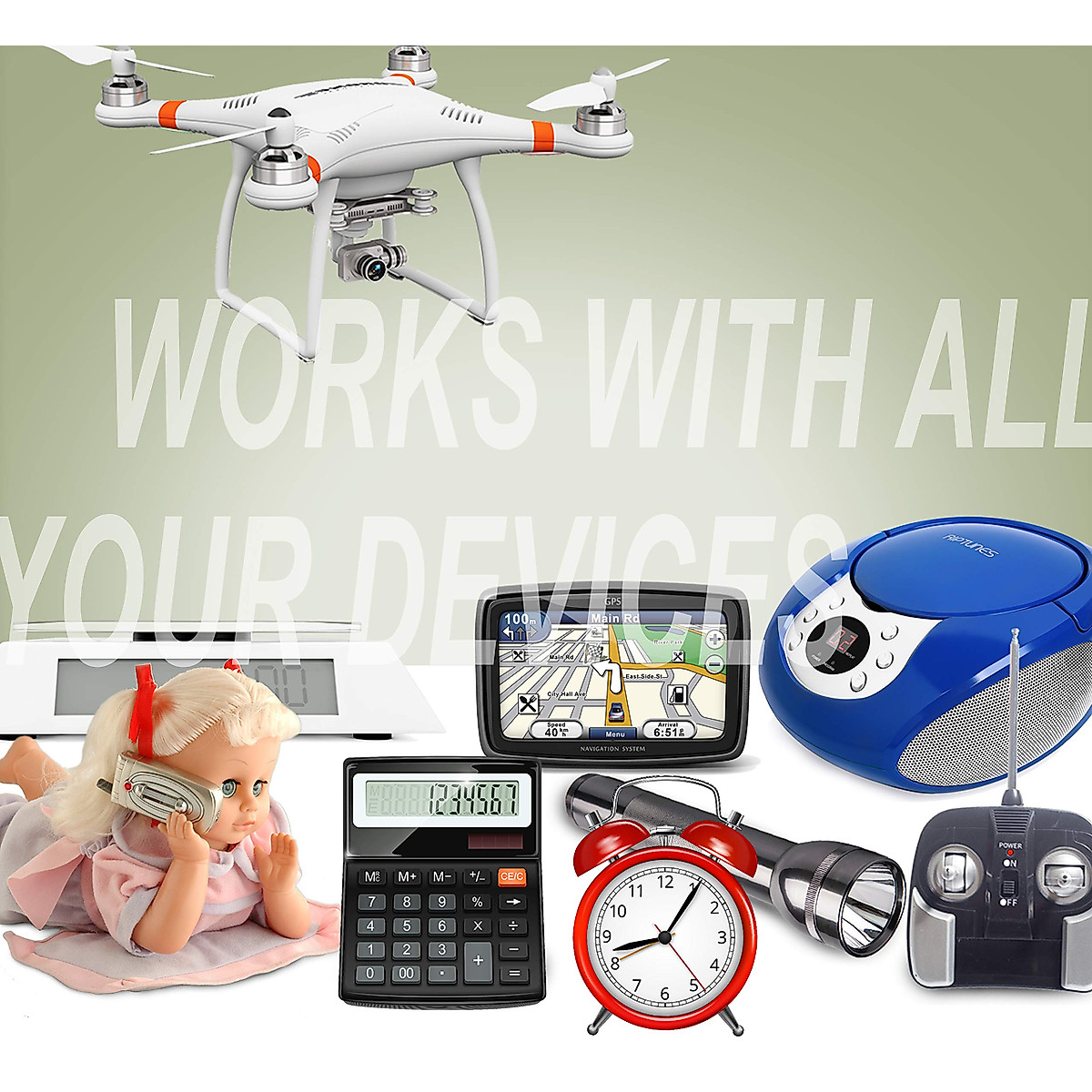 Impecca 400-Count AA Batteries High Energy Premium Alkaline Battery 1.5 V (4 Boxes of 100 Batteries - AA Size), Leak Resistant 10-Year Shelf Life, Ideal for Office/Wholesale/Medical/Education/Home