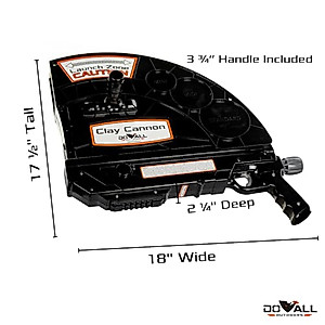 Do All Outdoors Clay Cannon Handheld Ambidextrous Clay Pigeon Thrower