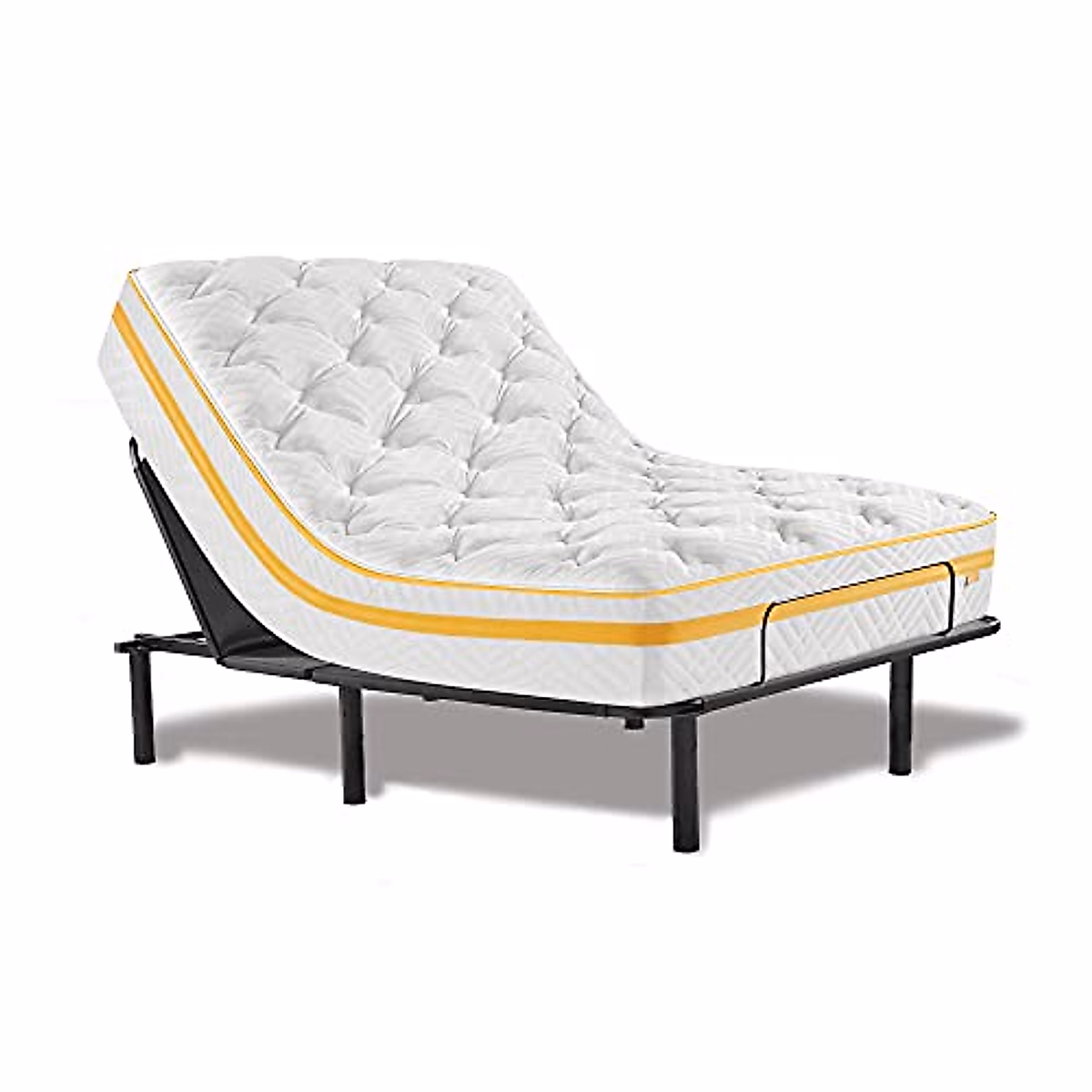 Simmons - Hybrid Gel Memory Foam Mattress - 12 Inch, King Size, Plush Feel, Individually Wrapped Coils, Moisture Wicking Cover, CertiPur-US Certified, 100-Night Trial