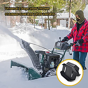 Fenhaliny Snowblower Skid Shoes Height Adjustment 01028600 for Ariens 24599 for Universal 2 Stage Snow Thrower 02483859 24599 2483859 (2PK)