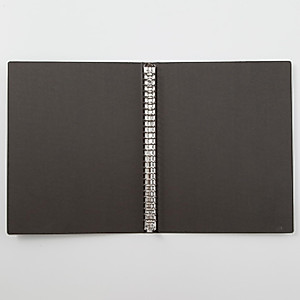 MUJI B5 Size 26 Rings Binder Recycled Paper Binder Dark Gray