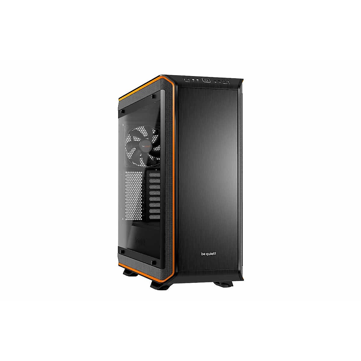 be quiet! Dark Base PRO 900 Orange Rev. 2, Full Tower ATX, 3 Pre-Installed Silent Wings 3 Fans, BGW14, Tempered Glass Window, RGB LED Illumination