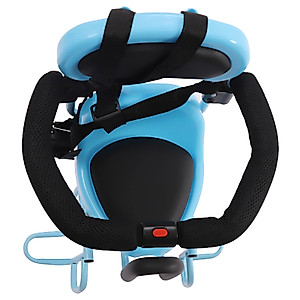 RENVIERY Rear Bicycle Seat for Child,Kid's Bike seat Rear with Pedal,Safe and Comfortable Rear Child Bike Seat for Children 6 Months to 6 Years