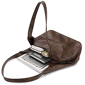 Handbag for Women 3 Compartments Faux Leather Hobo bag Multiple Pockets Shoulder bag Tote Purse