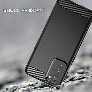 Dzxouui for Oneplus 9 Case,Oneplus 9 5G Phone Case,Protective Phone Cover Shockproof Soft TPU Cases for Oneplus 9 5G(DL-Black)