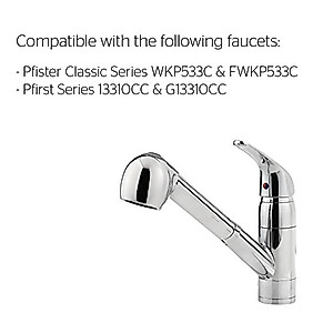 Pfister 920048A Pull Out Spray Head, Polished Chrome