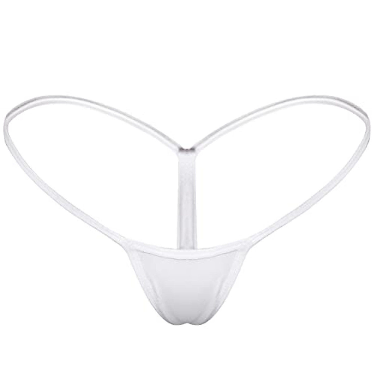 Mbotnee Women's G-Strings Micro Thongs Tiny Panties Underwear (5-packs Multicolors, Medium)