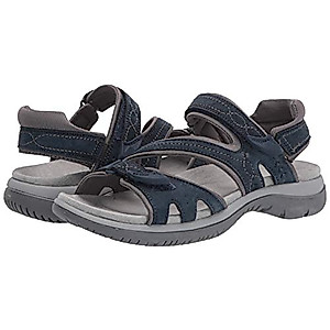 Dr. Scholl's Shoes Women's Adelle Sandal, Navy, 8 US