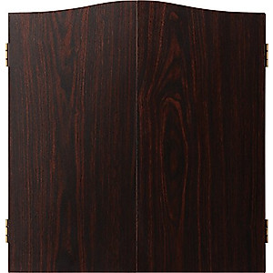 Viper by GLD Products Viper Vault Cabinet & Shot Sisal/Bristle Ready-to-Play Bundle: Elite Set (Shot King Dartboard, Darts, Shadow Buster and Laser Throw Line), Black