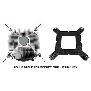 TRONWIRE TW-8 95W RGB LED CPU Cooler Aluminum Heatsink Copper Core Base 4-Pin PWM 92mm Fan Pre-Applied Thermal Paste for Intel Core i3 i5 i7 i9 Socket 1700 1200 1151 1150 1155 1156 Desktop PC