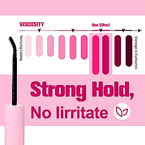 Lash Glue Bond and Seal Individual Lashes Glue Cluster Lash Glue for Lash Extension Super Long-lasting Strong Hold DIY Eyelash Extensions Glue