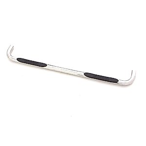 Lund 22647423 Polished Stainless Steel 3" Round Bent Nerf Bars for 1999-2016 Ford F-250/F-350/F-450 Super Duty Standard Cab