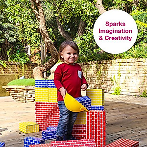 Edushape Corrugated Blocks, 52 Piece