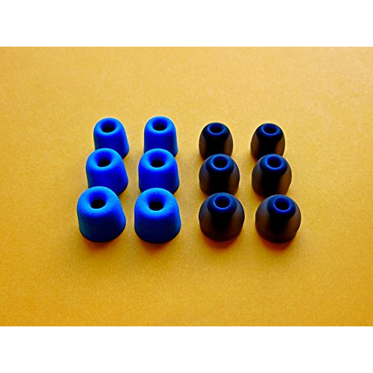 12pcs (BLMF-B)- S/M/L Premium Memory Foam and Round Replacement Eartips Earbuds Set Compatible with Jaybird Bluebuds X Earphones Headphones