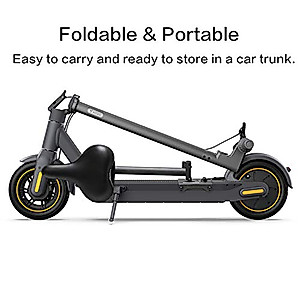 Segway Ninebot Electric Scooter Seat Saddle for MAX G30P and G30LP, Adjustable Comfortable and Shock Absorbing MAX Seat Saddle, Black, Large