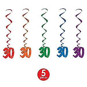 30 Whirls (asstd colors) (5/Pkg)