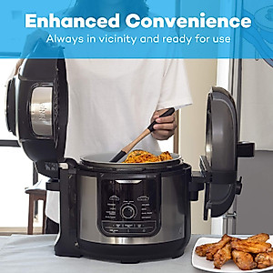 Lid Stand Lid Holder Accessories Compatible with Ninja Foodi Pressure Cooker and Air Fryer 6.5 Quart and 8 Quart, By Sicheer