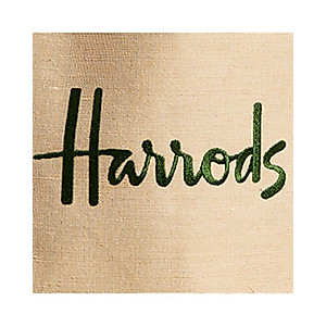 Harrods London Jute Shopper Bag, Beige