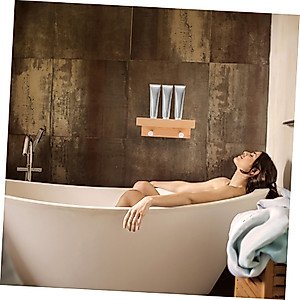 HOLIDYOYO Household Floating Shelf Macrame Shelf Wall Hanging Key Holder for Wall Simple Wall Shelf Wall Mounted Shelf Kitchen Wall Rack Household Wall Shelf Wall Floating Shelves