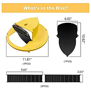 Flip N-Slide Bucket Lid Mouse / Rat Trap Cat Pattern Mouse Slide Traps Automatically Resets Humane Trap Door Style, Compatible with 5 Gallon Bucket, Multi Catch Mice Control Traps