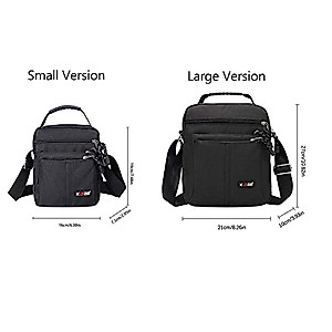 KL928 Men's Messenger Bag - Crossbody Shoulder Bags Travel Bag Man Purse Casual Sling Pack for Work Business