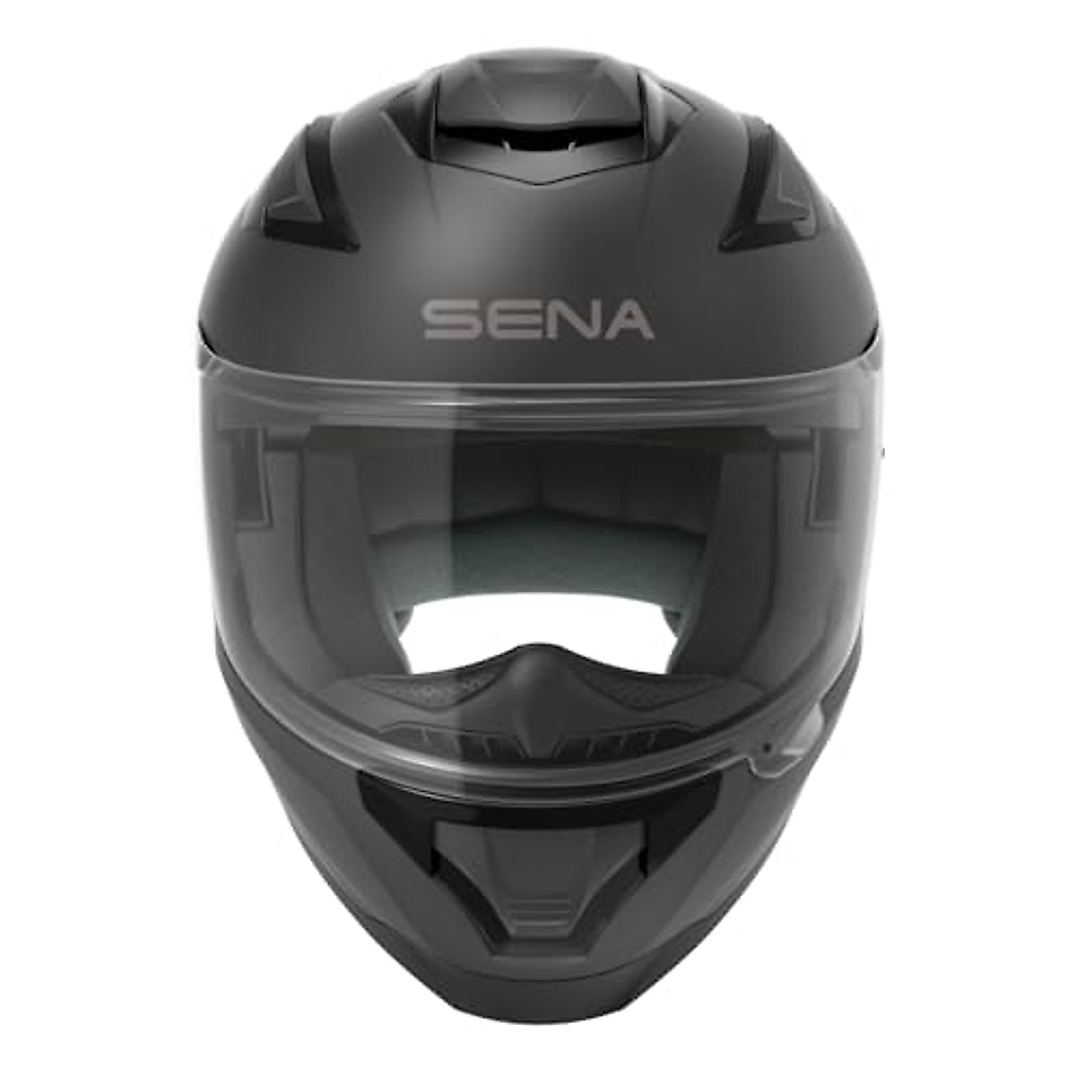 Sena Stryker Full Face Smart Helmet with Integrated Mesh and Bluetooth Communications, LED Taillight, and Sound by Harman Kardon, DOT (Matte Black, Medium)