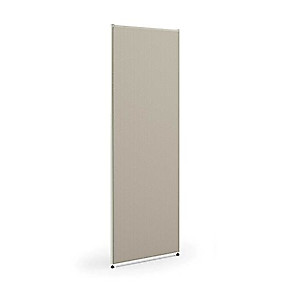 HON Verse Panel , 72"H x 48"W , Light Gray Finish , Gray Fabric