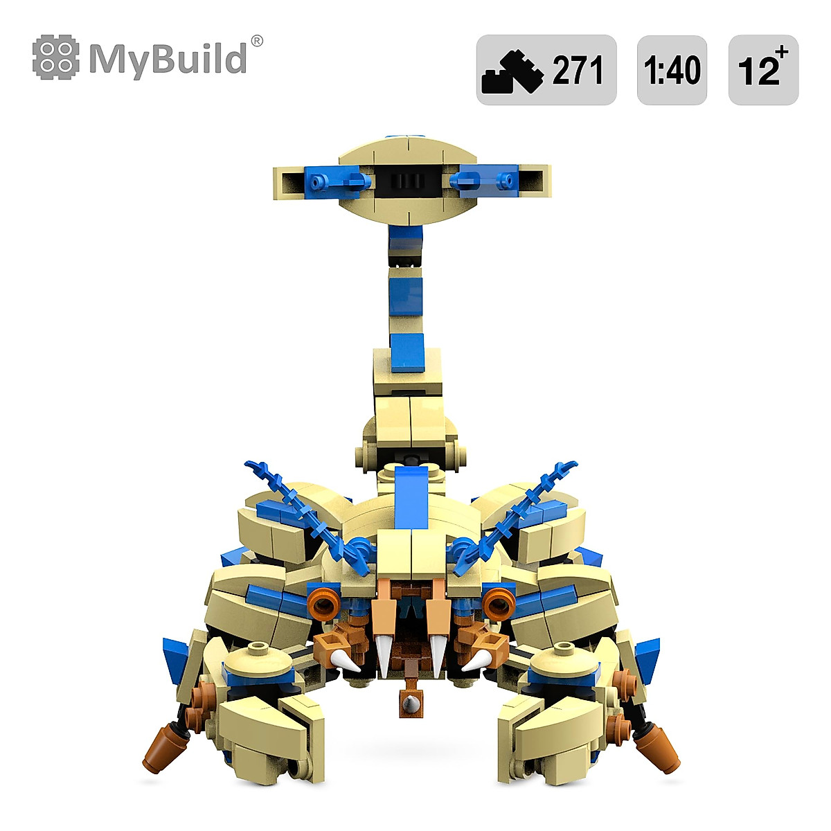 MyBuild Mecha Frame Sc-Fi Mimicry 5015 Scorpion-Like Alien, Imaginative Construction Building Bricks