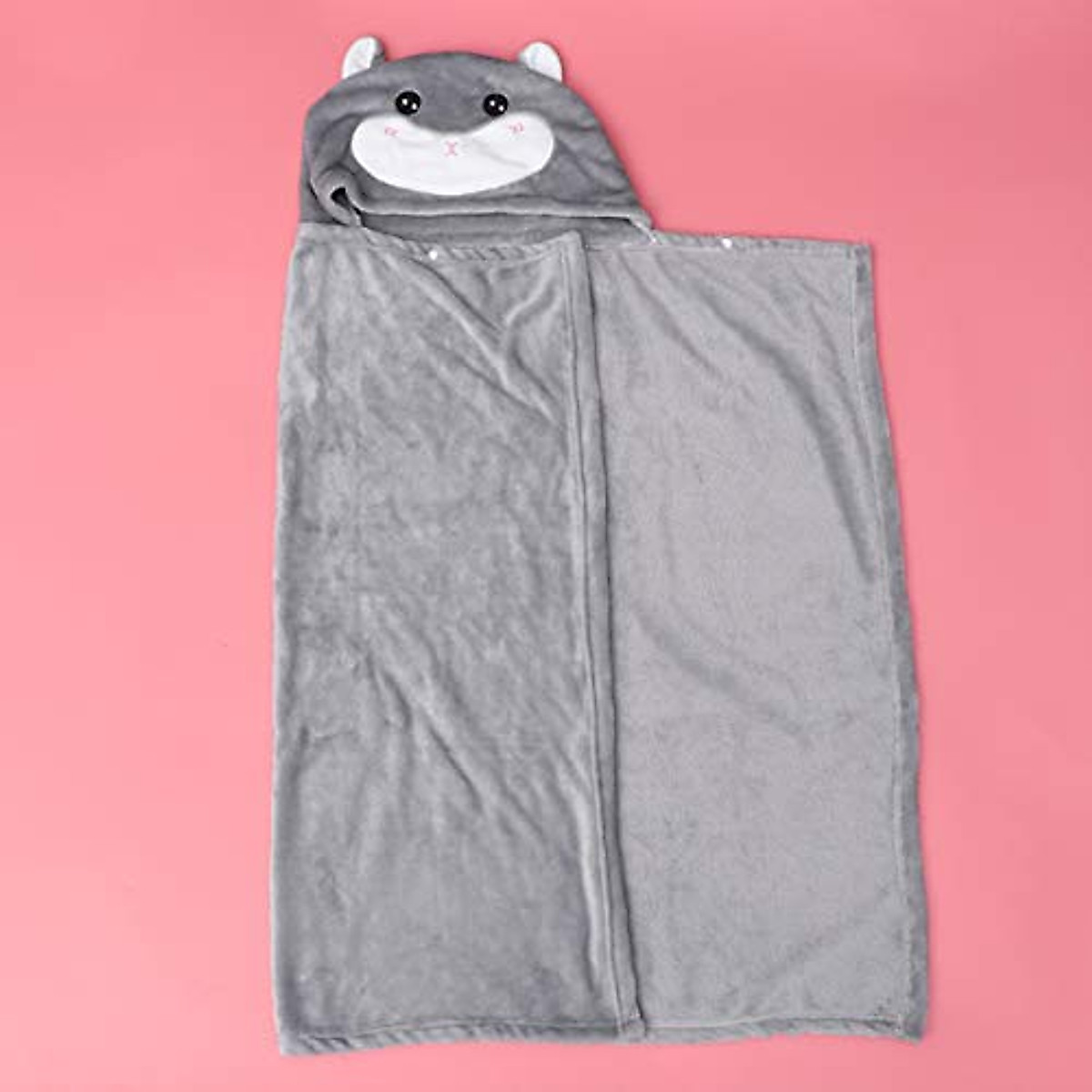 Garneck Stuffed Animal Blanket,Cute Cartoon Cape Cloak Adults Baby Cartoon Hooded Hamster Style Blanket for Friends Family Winter Use(Hamster)